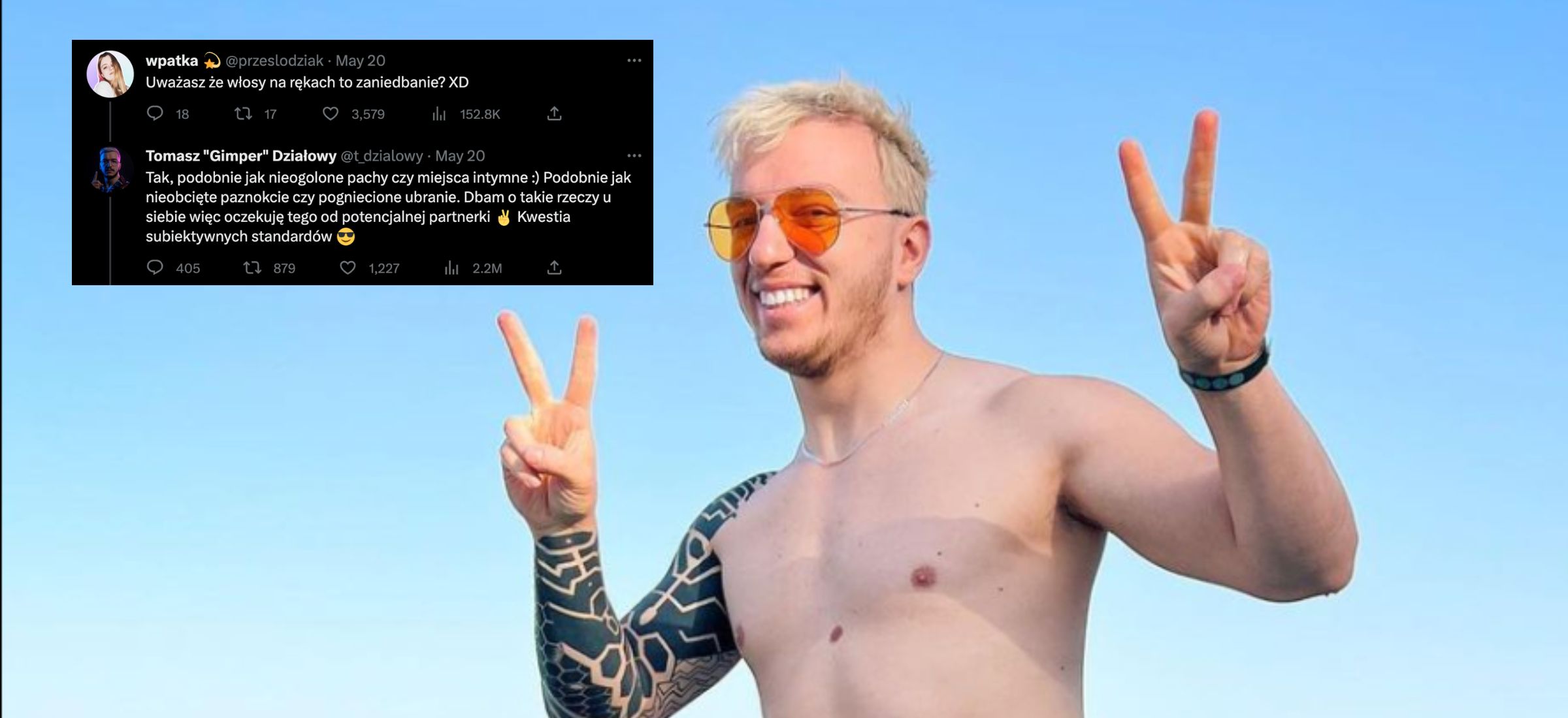 Gimper wdał się w dyskusję o kobiecej higienie i jest to tak żenujące ...